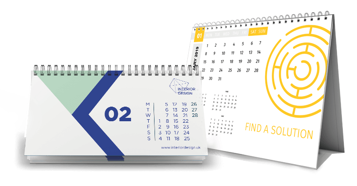 Custom Desk Calendars Instantprint