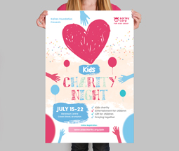 Charity Posters, Charity Fundraising Event Poster Templates & Printing ...