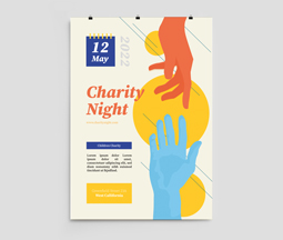 Charity Posters, Charity Fundraising Event Poster Templates & Printing ...